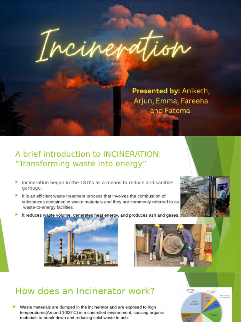 Incineration | PDF | Incineration | Waste