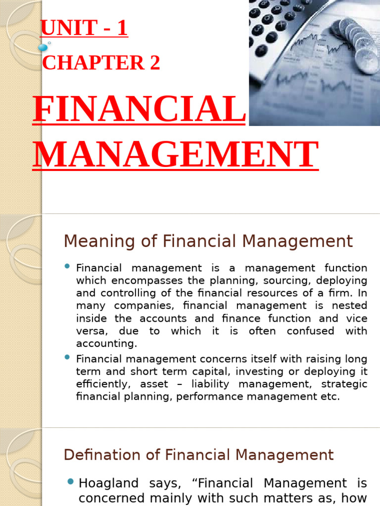Chapter 2 Financial Management | PDF | Financial Services | Corporations