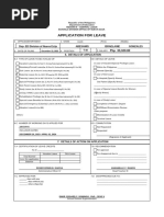 Local Leave Application Form | PDF