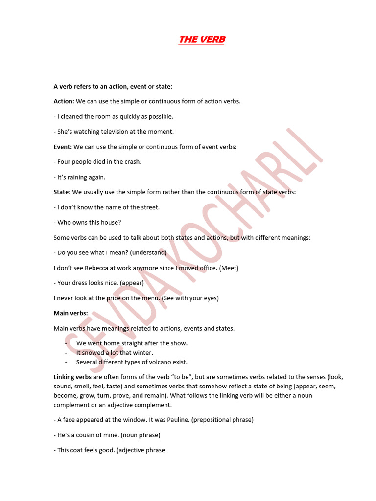 The Verbthe Verb Pdf674d6ca20952b Pdf Verb Semantic Units