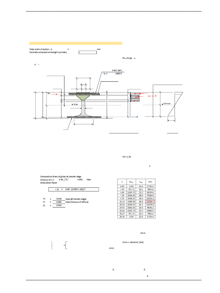 Bridge4 - 2-Negative (-) Moment - Strength at Transfer - Mid - Page 1 ...