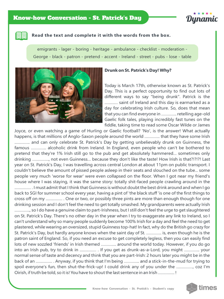 Know-How St. Patricks - Students | PDF | Saint Patrick | Ireland