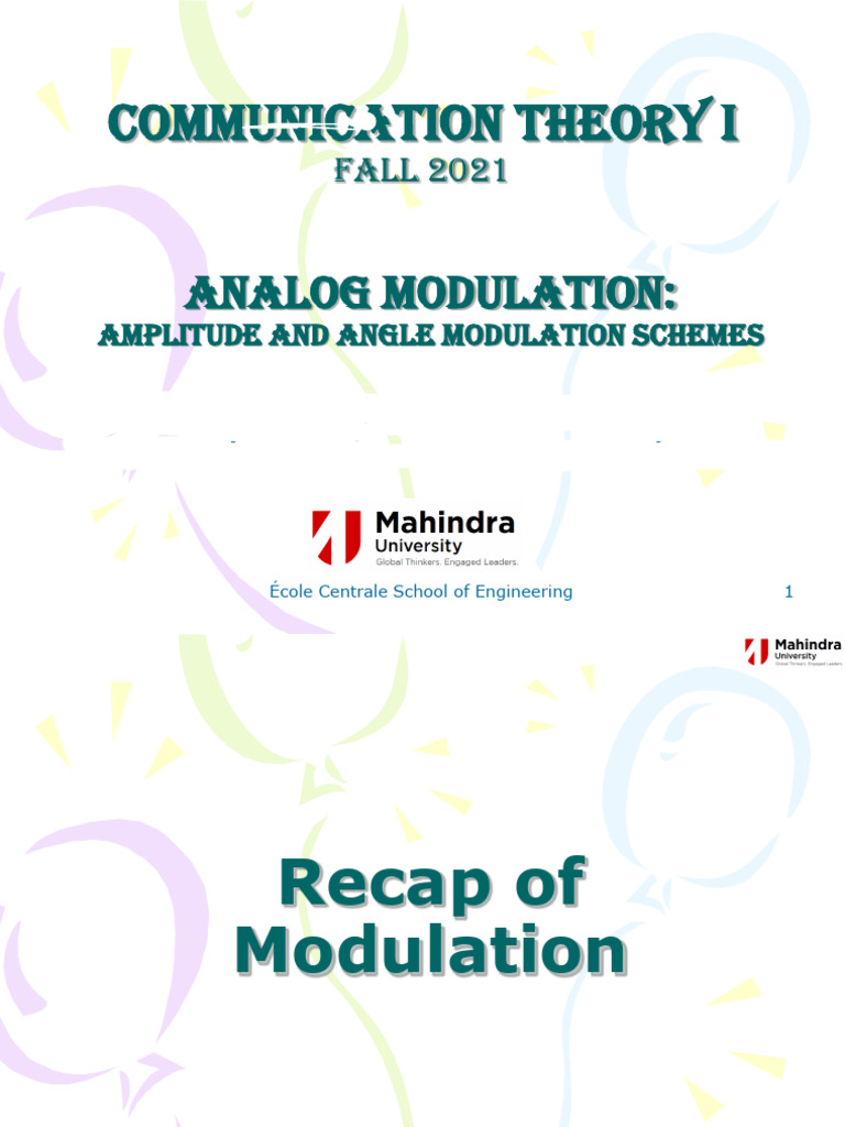 Amplitude - Modulation (AM, DSBSC, SSBSC) | PDF | Detector (Radio ...