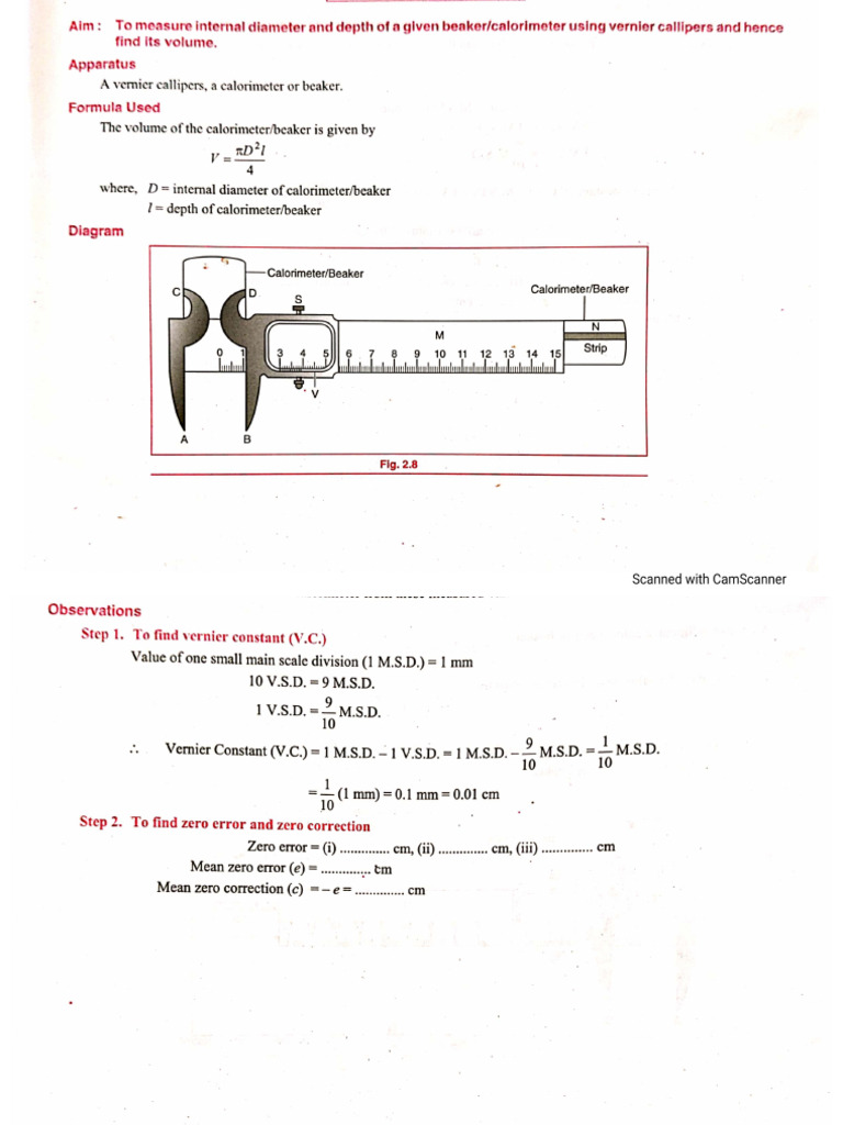 Physics Exp. No.2 | PDF