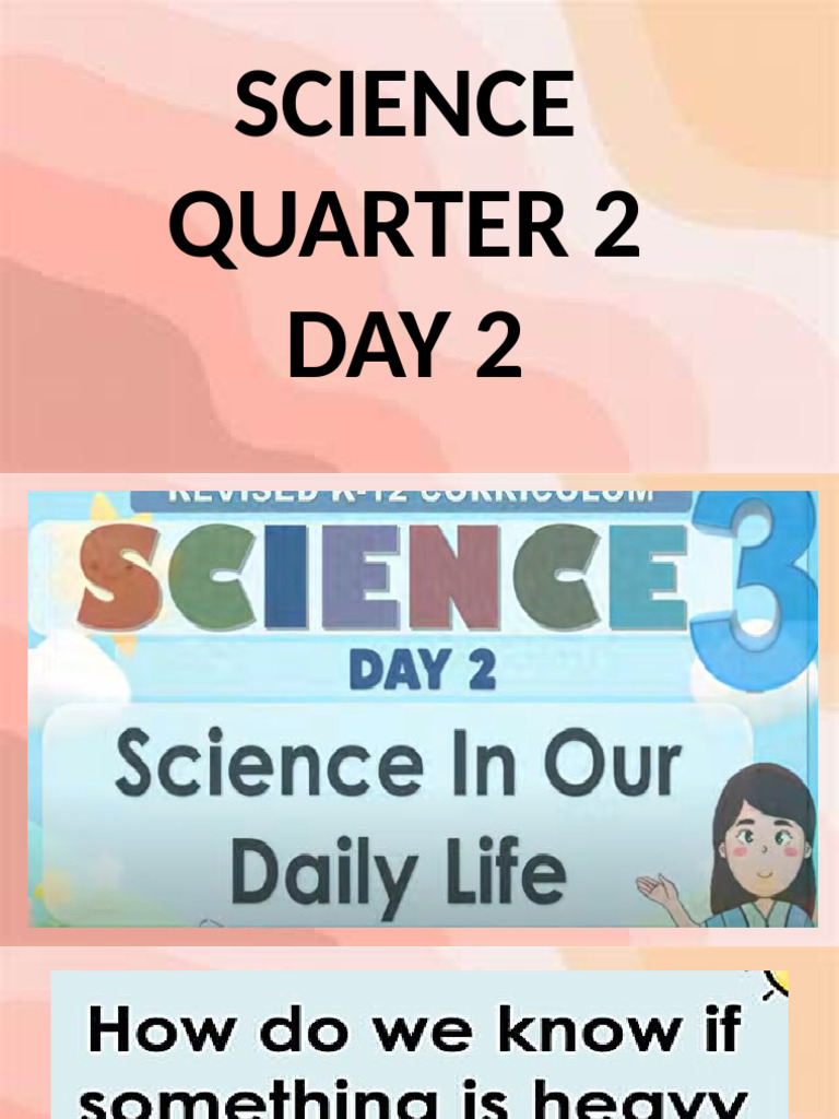 Science Day 2 w1 | PDF