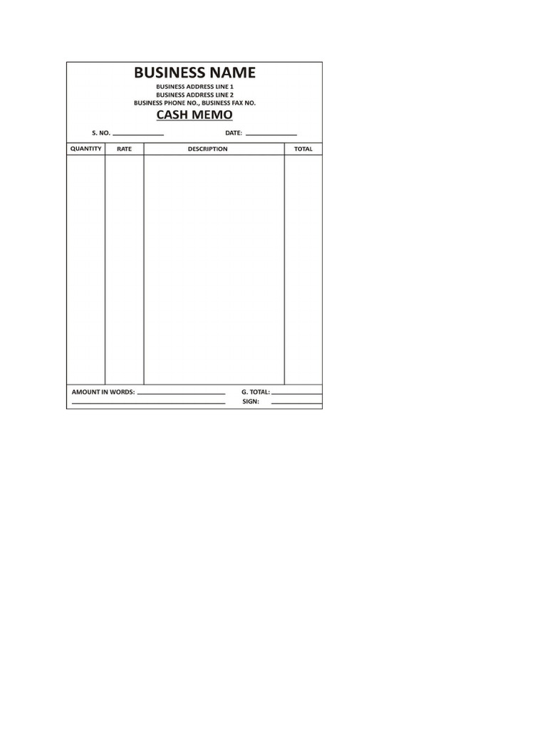 Sweet Shop Bill Format in Word - JPG | PDF