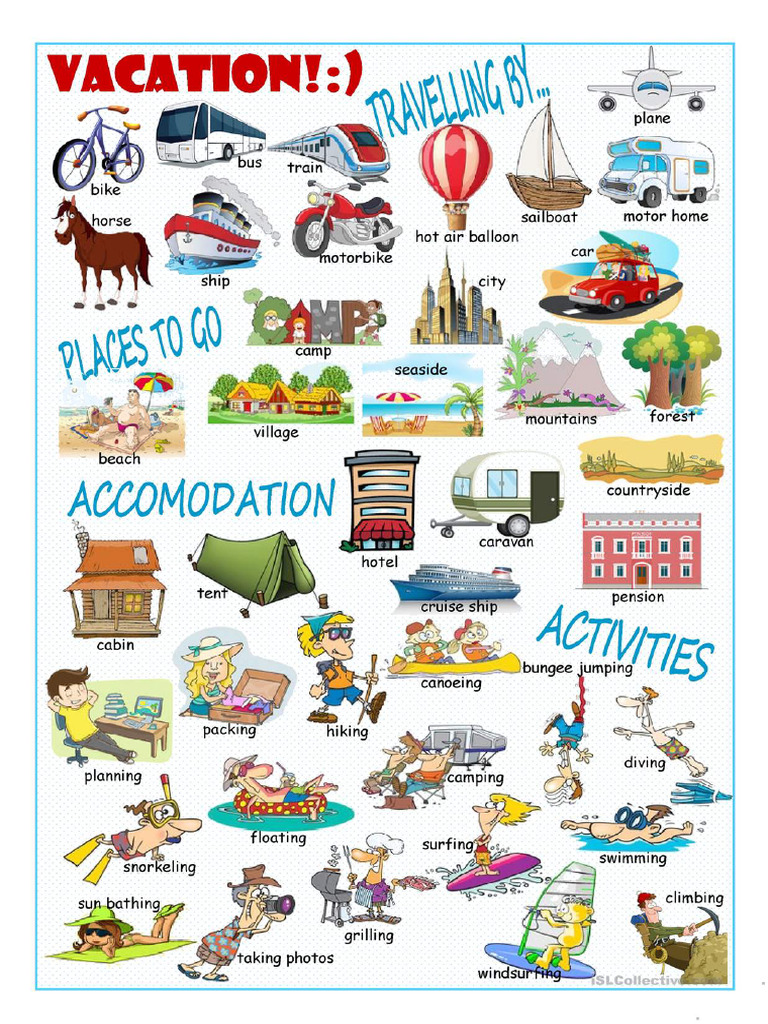 Holidays. Vocabulary Worksheet | PDF