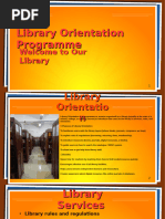 Library Orientation Program Overview | PDF