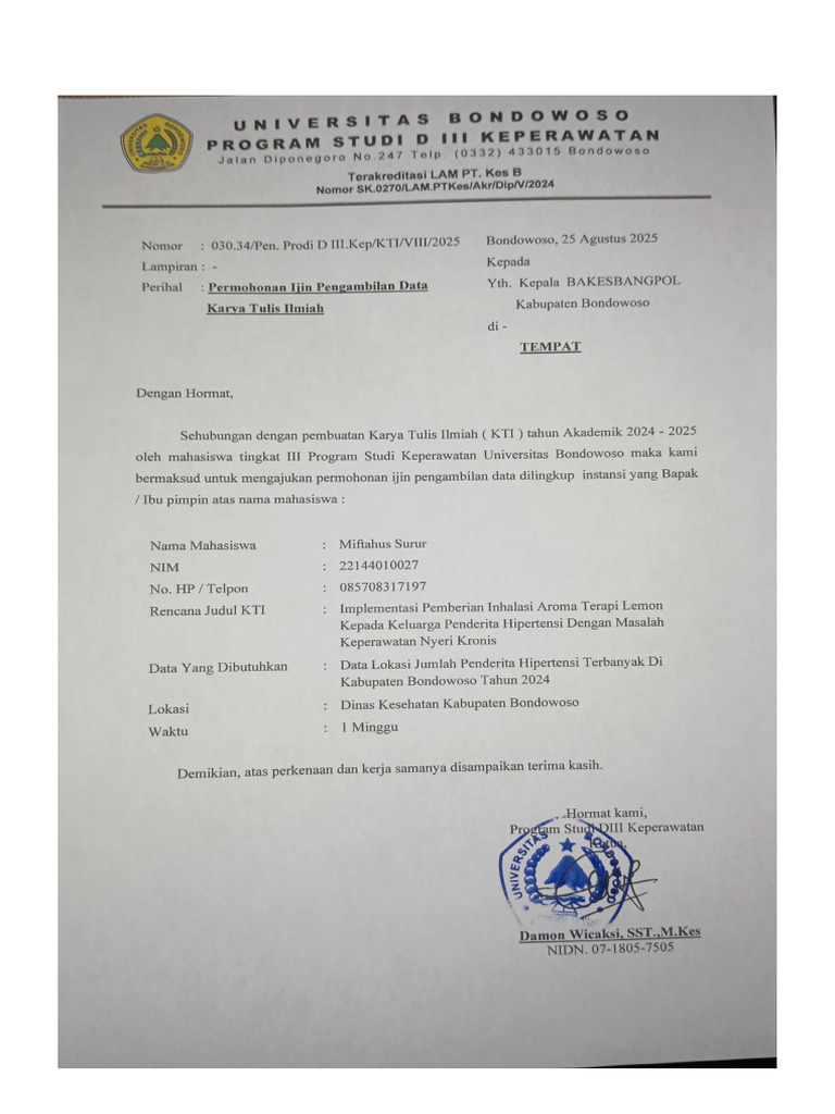 Surat Pengantar Miftahus Surur | PDF