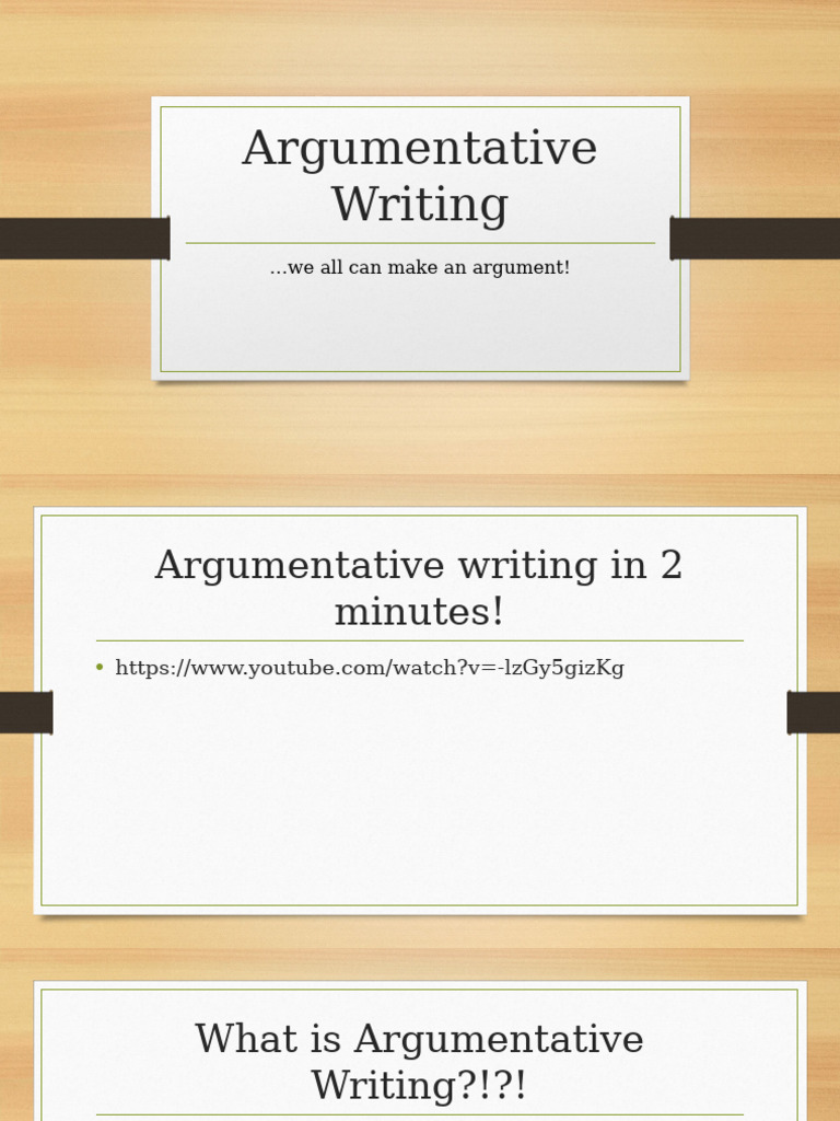 Mastering Argumentative Writing Skills | PDF