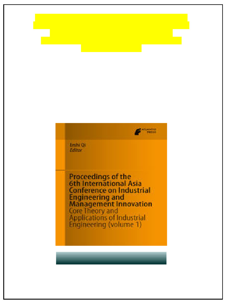 Proceedings of the 6th International Asia Conference on Industrial ...