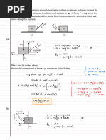 Coefficient of Friction Practice Problems | PDF | Friction | Force