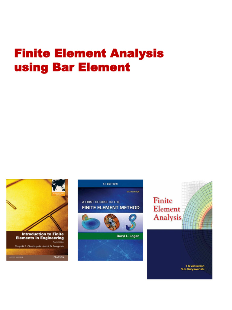 FEM - Stiffness Matrix Derivation - Bar Element | PDF