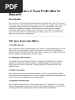 07 and 08 Humans Need To Explore Outer Space | PDF | Space Exploration ...