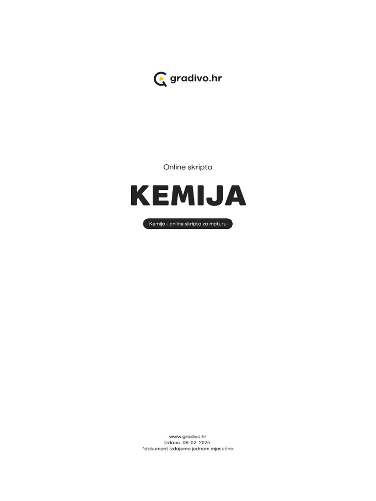 Kemija - Online Skripta - 2025!02!08 | PDF