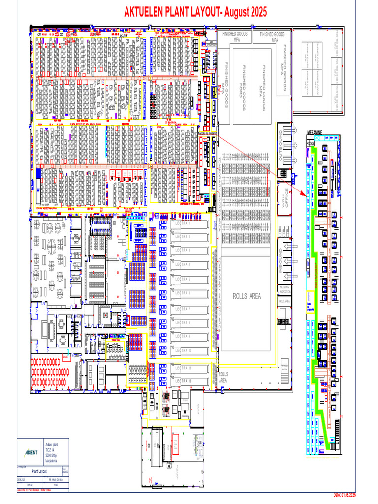Mezanin Plant Layout Overview | PDF