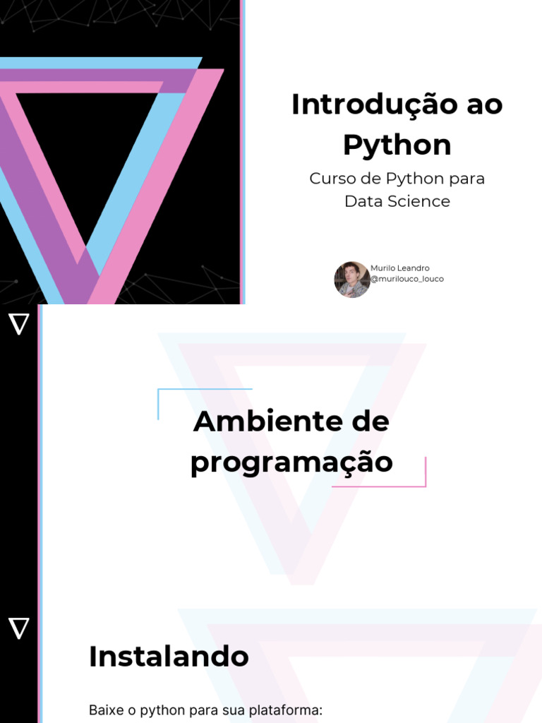 1 Aula Curso de Python | PDF