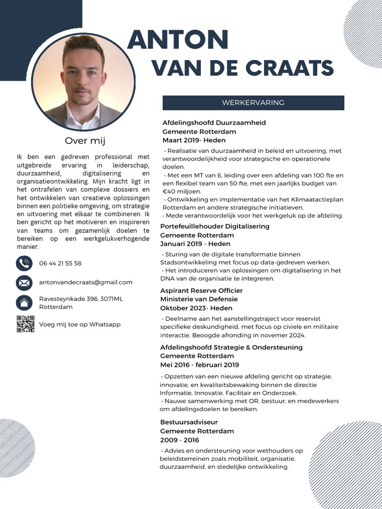 CV Anton Van de Craats | PDF