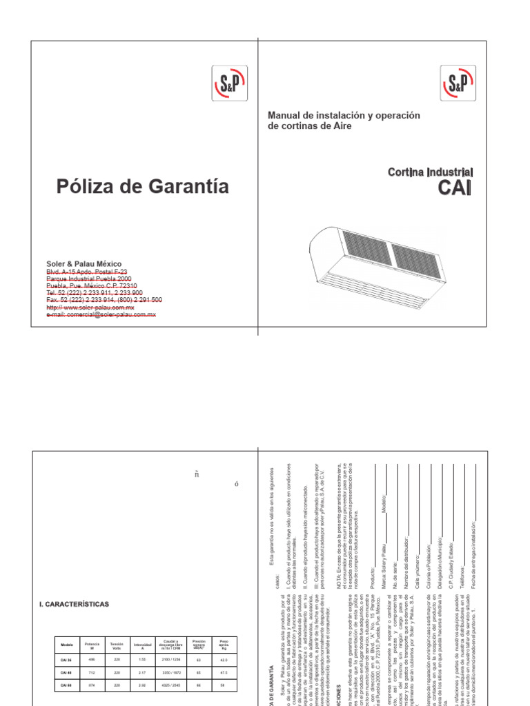 Instruction Manual - CAI | PDF