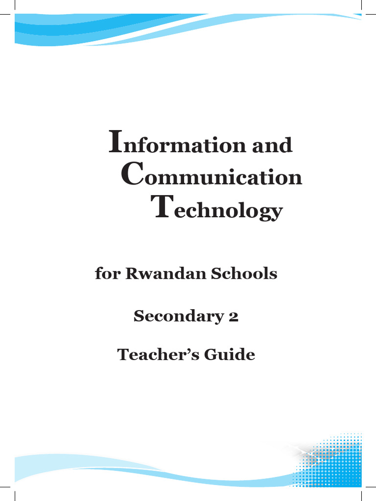 ICT Teacher's Guide for Rwandan Schools | PDF | Educational Assessment ...