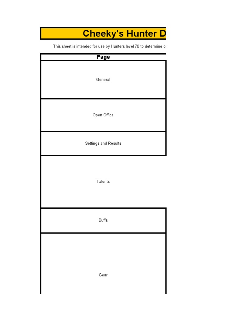 Hunter DPS Calc | PDF | Business