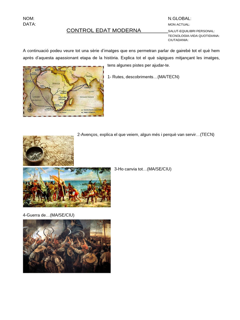 Control Edat Moderna | PDF