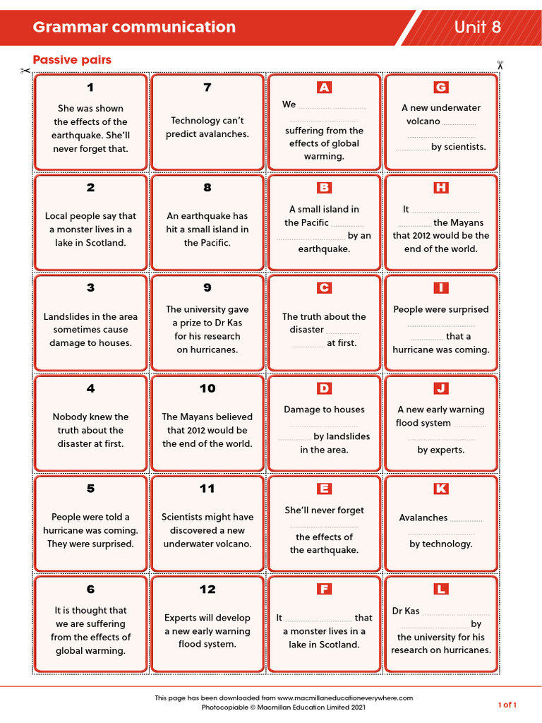 B2 U8 Grammar Communication | PDF | Atlantic Hurricane Seasons | Tropical Meteorology