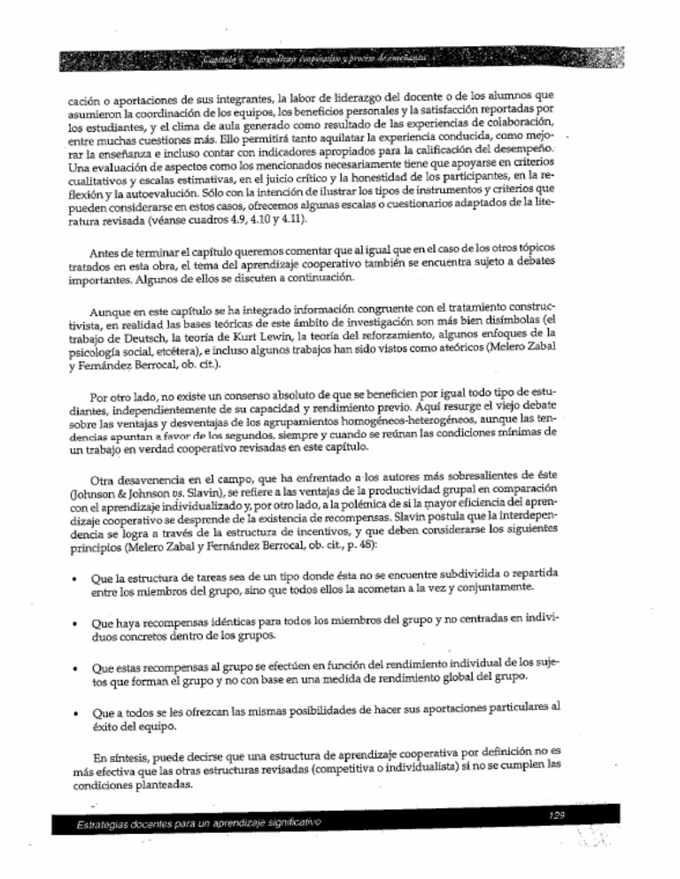 Diaz Barriga Estrategias de Enseñanza para Un Aprendizaje Sig-139 | PDF