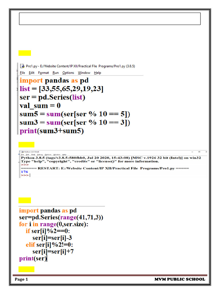 Practical File IP XII For 2025-26 | PDF | Computing