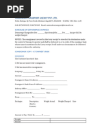 Transport Bilty Format and Charges | PDF | Service Industries | Public ...