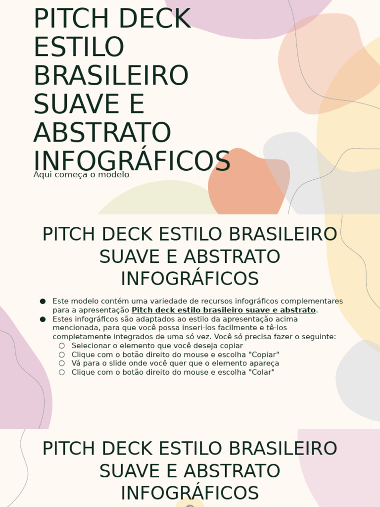 Soft Abstract Brazilian Aesthetic Pitch Deck Infographics by Slidesgo ...