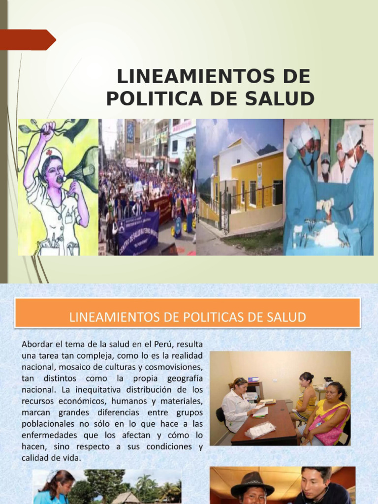 S.lineamientos de Salud | PDF