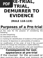 5demurrer To Evidence - Trial (Rule 119) - Criminal Procedure | PDF | Demurrer | Prosecutor