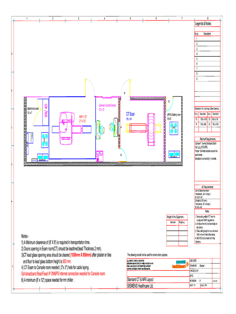 CT & MRI Standard Layout-Model | PDF