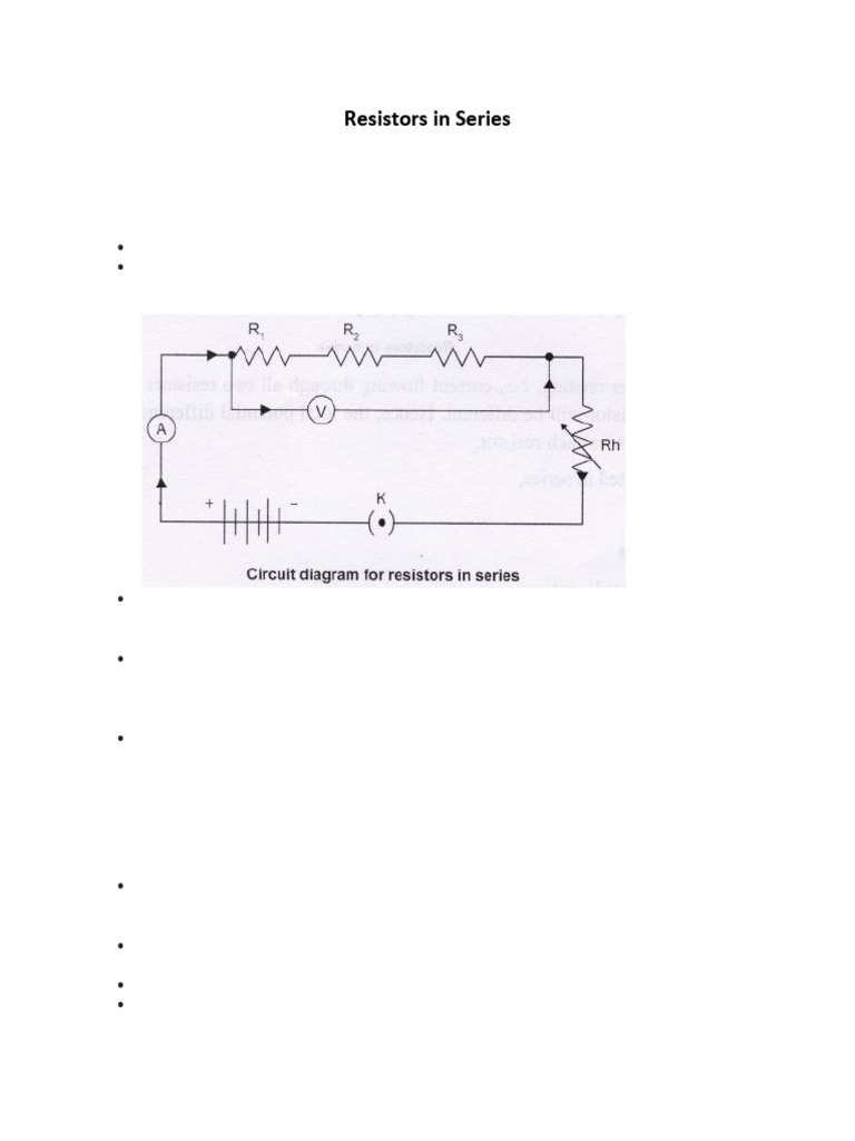 Understanding Resistors in Series | PDF | Series And Parallel Circuits ...