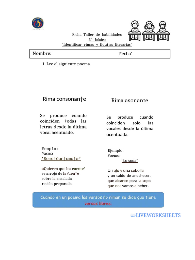 Rimas Asonantes y Consonantes en Poemas | PDF | Rima