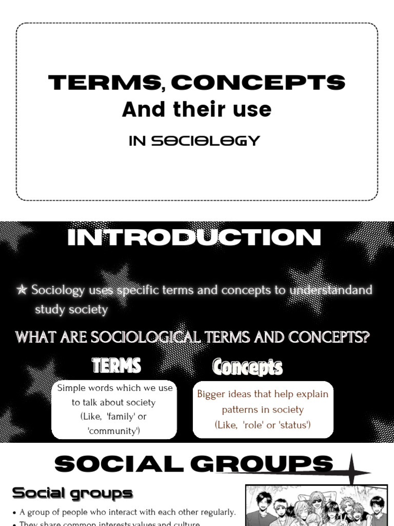Key Sociological Terms Explained | PDF | Social Stratification | Social ...