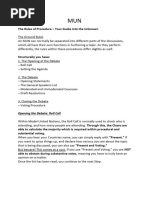Official MUN Rules of Procedure WiseMee ROP | PDF | Government | Group ...