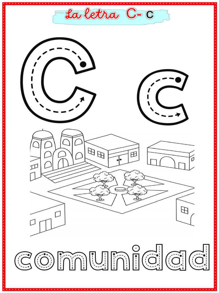 Letra c CA-co-cu Actividades Maestra Janet | PDF