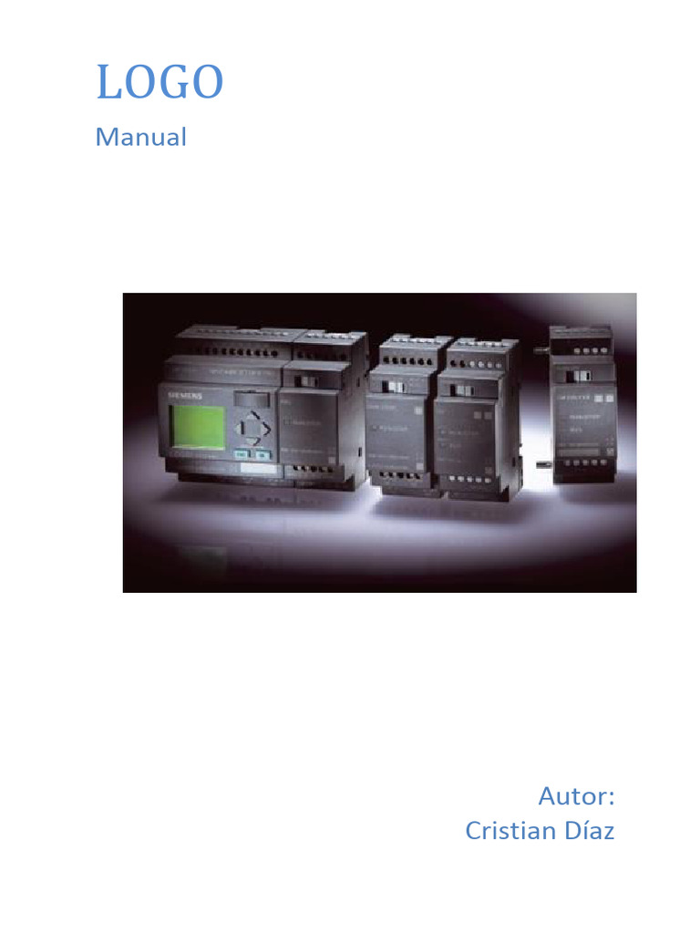 Manual de Montaje y Programación LOGO! | PDF | Corriente continua ...