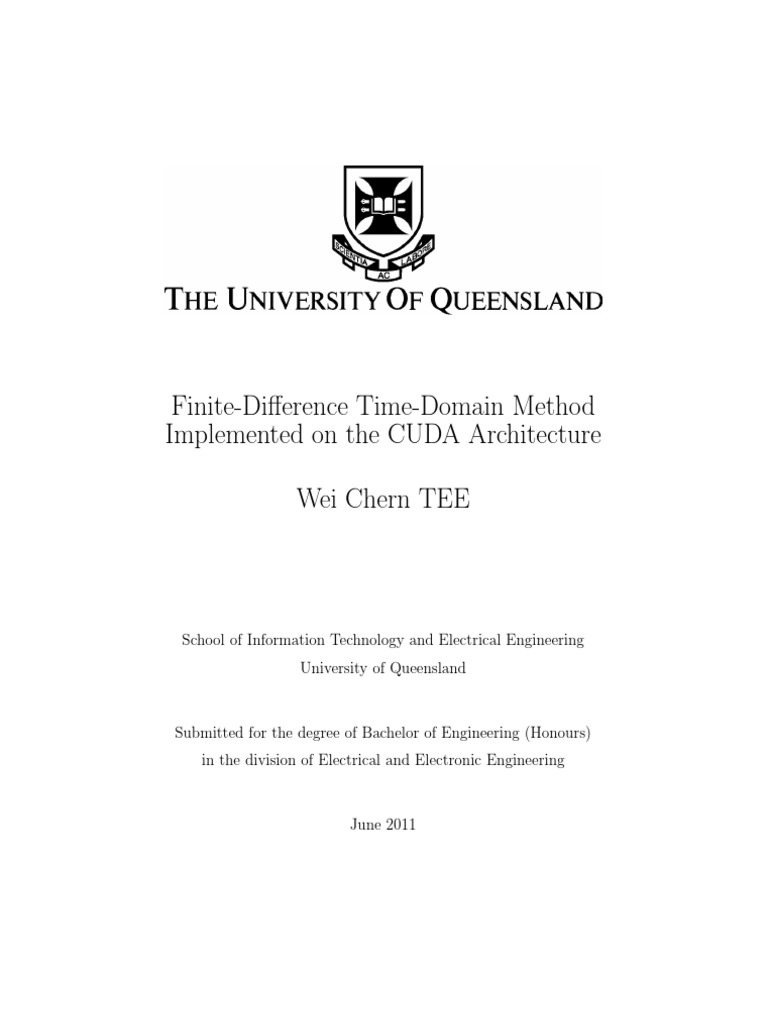 FDTD Cuda | PDF | Parallel Computing | Graphics Processing Unit
