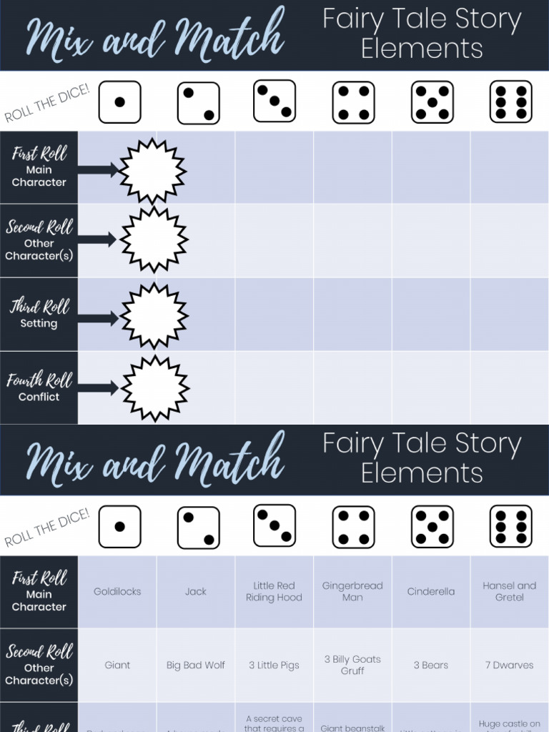 Mix and Match Fairy Tale Story Elements | PDF