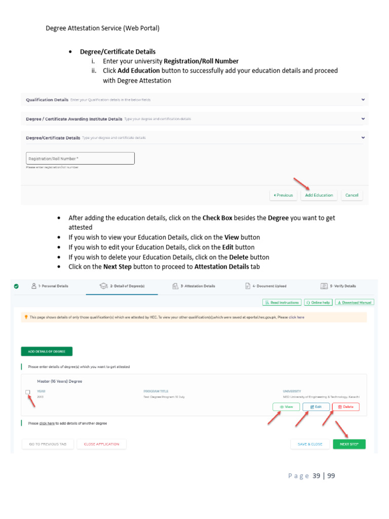 Pages From HEC Portal-Manual 8 | PDF