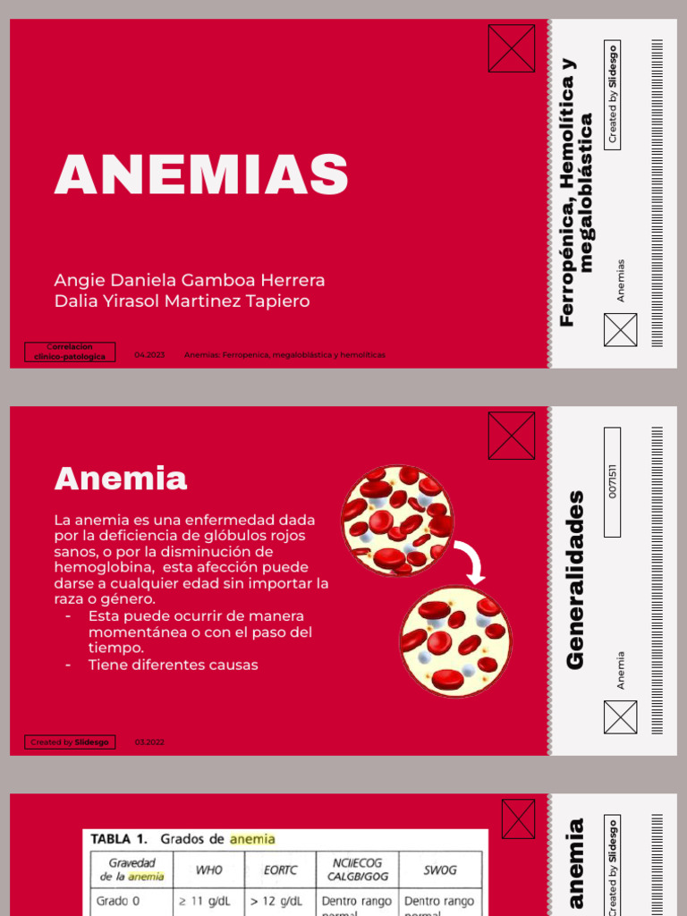 Anemia S | PDF | Anemia | Enfermedades y trastornos