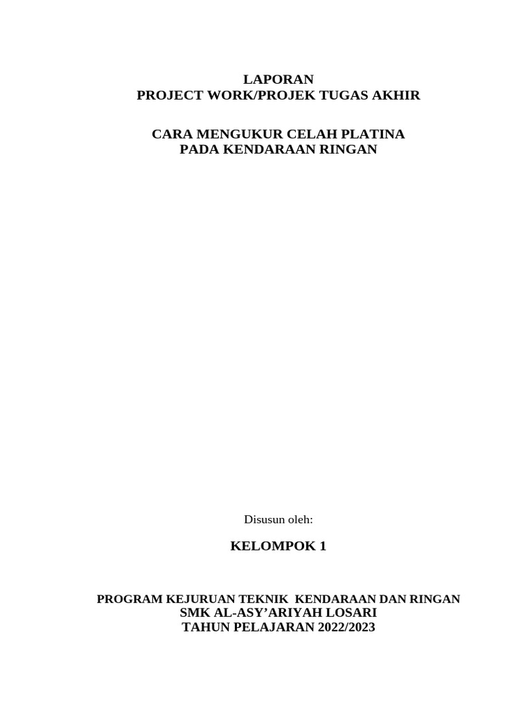 Laporan Furqon | PDF