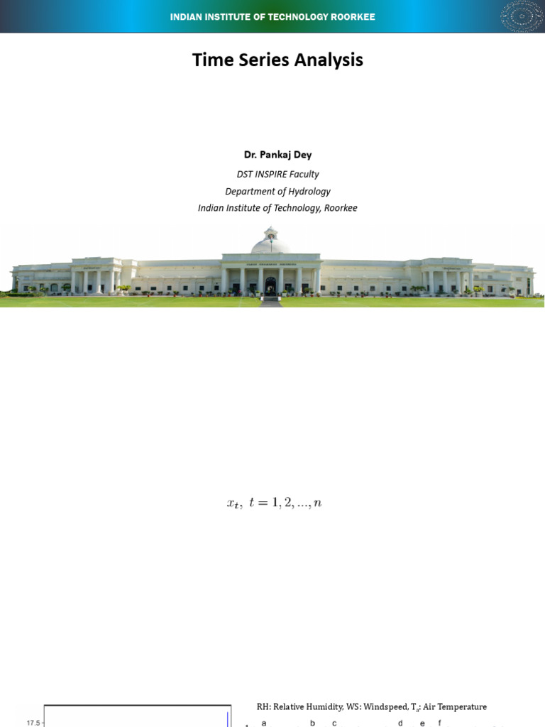 Module 1 - Part 5-1 | PDF | Stationary Process | Time Series