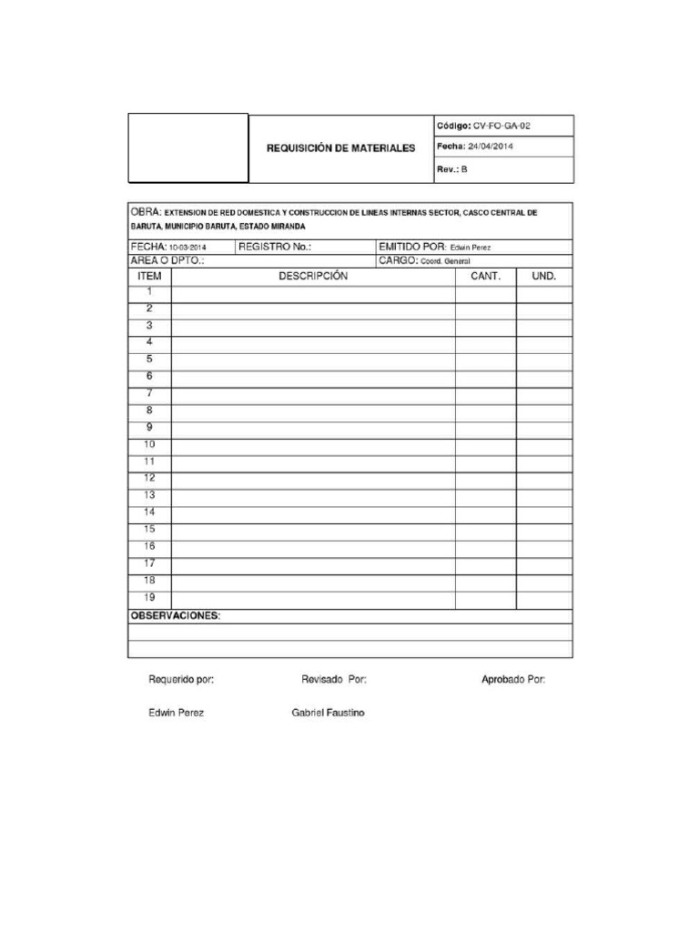 Formatos Para Eventos | PDF