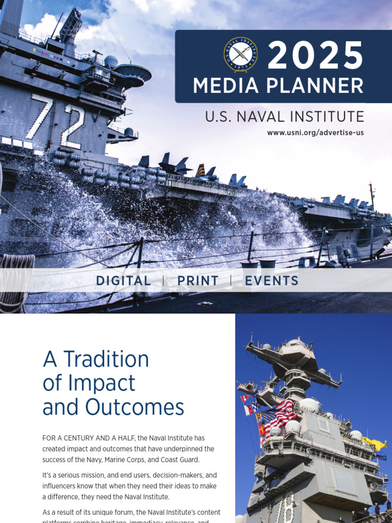 2025 U.S. Naval Institute Media Planner | PDF | Pacific War | United ...