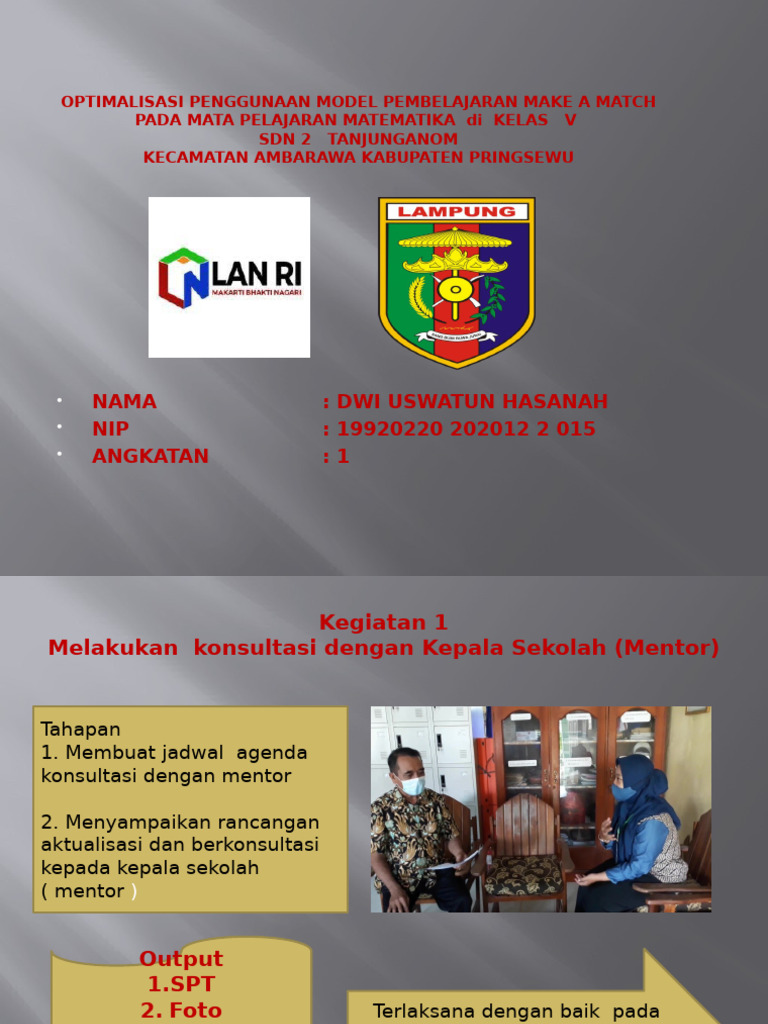 LAPORAN FIX AKTUALISASI | PDF