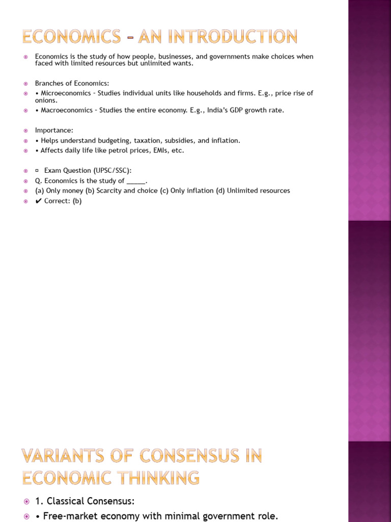 Economics Introduction | PDF | Economics | Inflation